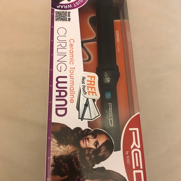 Hair | New Red By Kiss 1 Inch Curling Wand | Poshmark